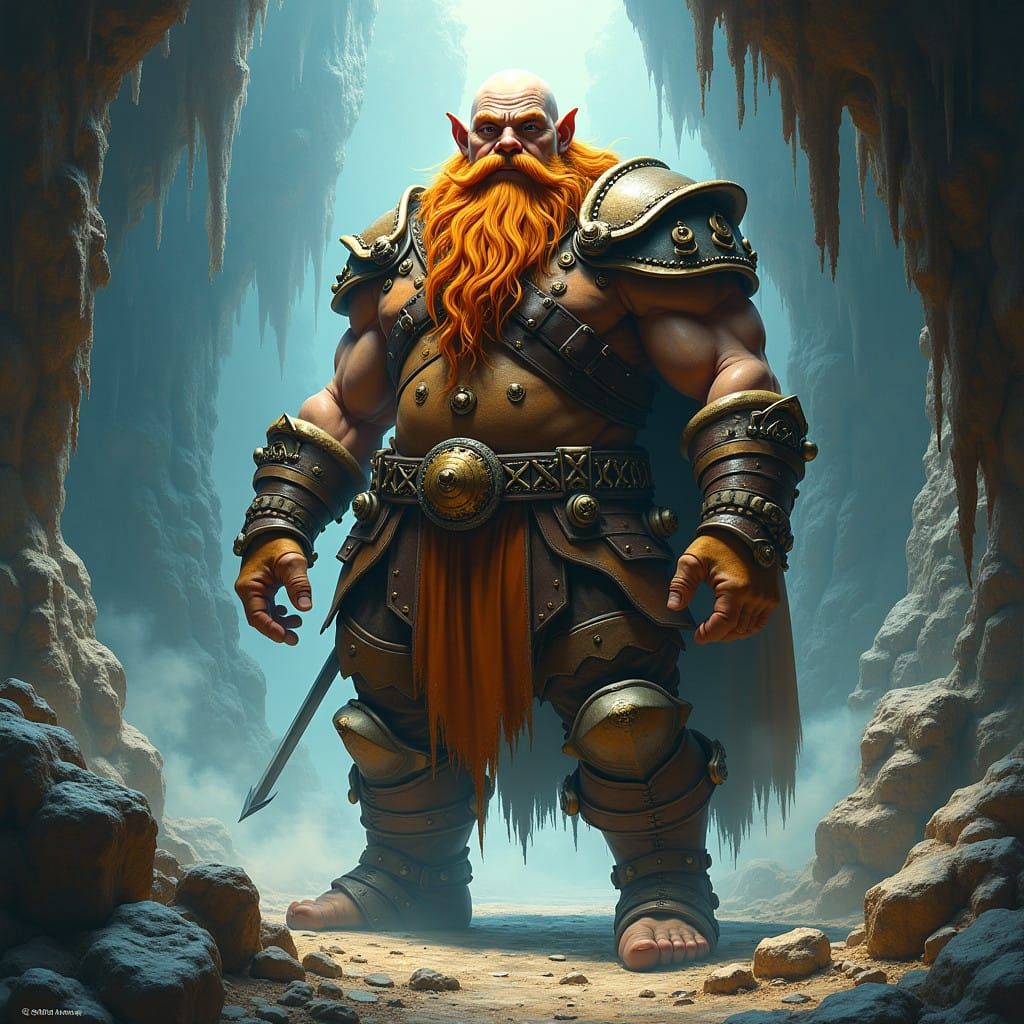 giant underground dwarf - giant underground dwarf