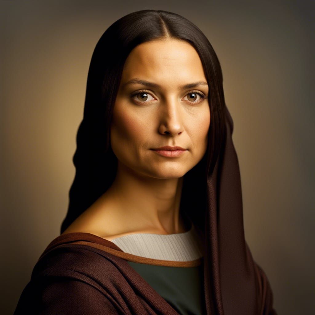 Modern Mona Lisa - AI Generated Artwork - NightCafe Creator