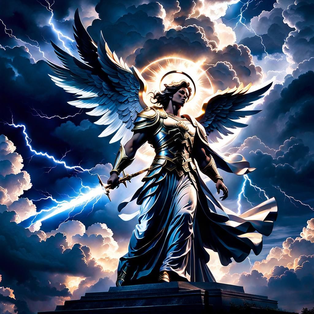 The rage of the Angels left silent and cold - AI Generated Artwork ...