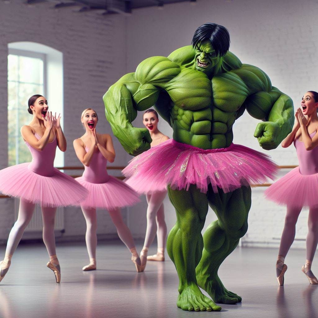 HULK DANCE! - AI Generated Artwork - NightCafe Creator