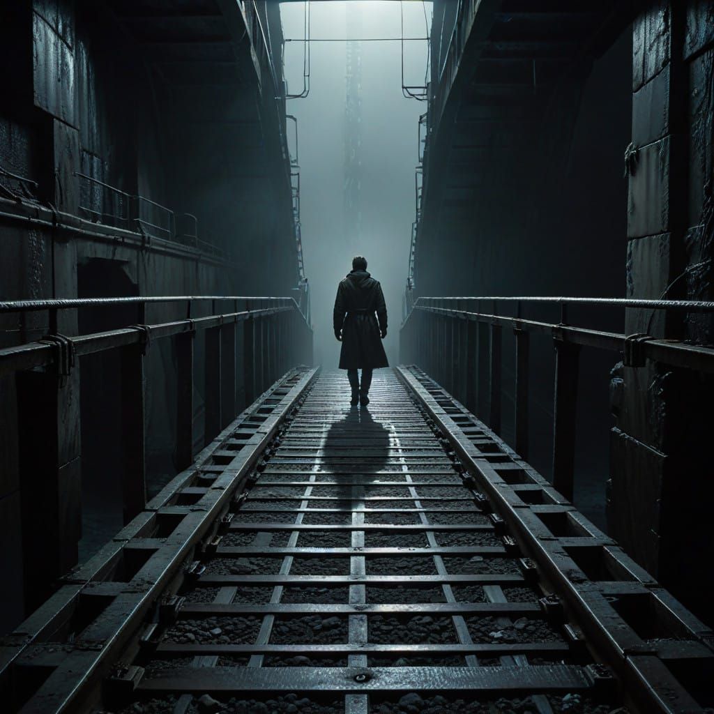 The bridge - Bridges of Desolation in a Dark Dystopian Lands...