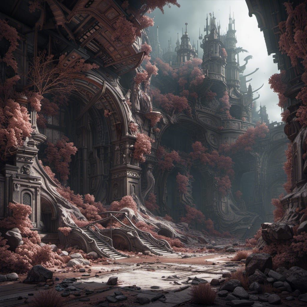 subLiminal space without color decaying into nothingness - AI Generated ...