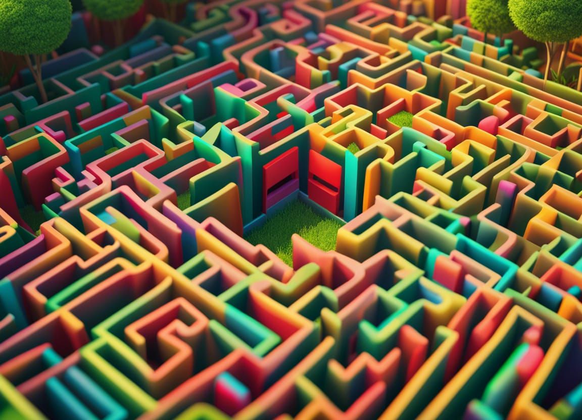 Maze |2 - AI Generated Artwork - NightCafe Creator