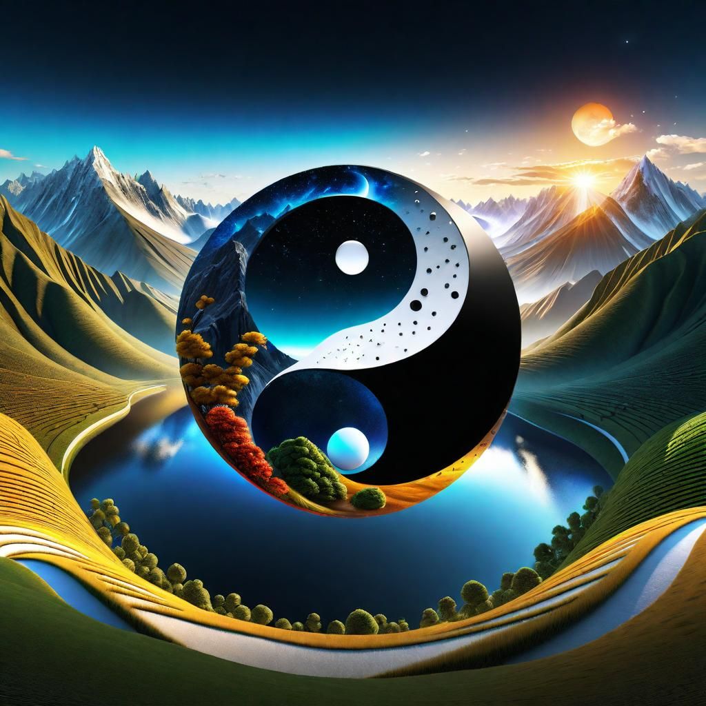 Ying Yang - AI Generated Artwork - NightCafe Creator