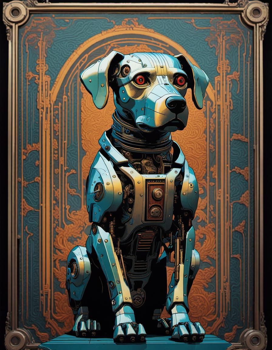 Robot Dog - AI Generated Artwork - NightCafe Creator
