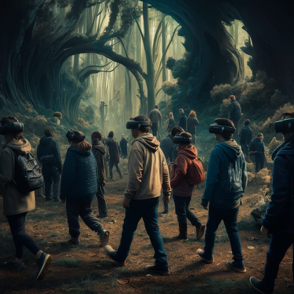 VR WORLD - AI Generated Artwork - NightCafe Creator