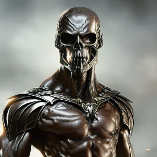 the portrait centered of an detailed and focused adorable underworld ...