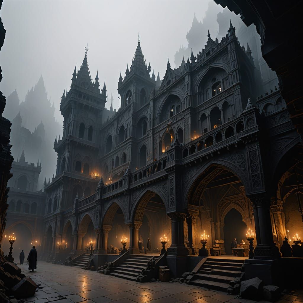 The Shrouded Market - Mysterious Gothic Bazaar in Cryptic Fo...
