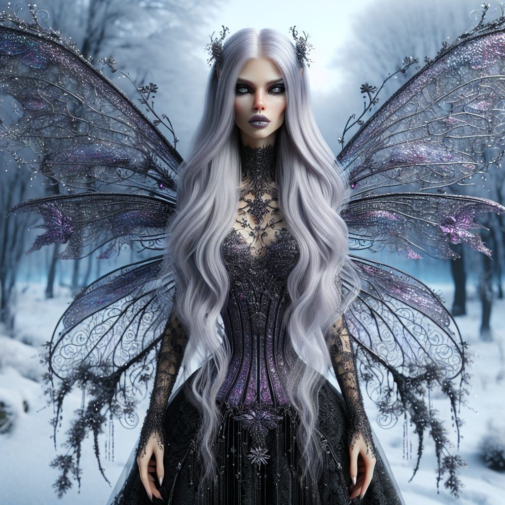 Gothic Fae - AI Generated Artwork - NightCafe Creator