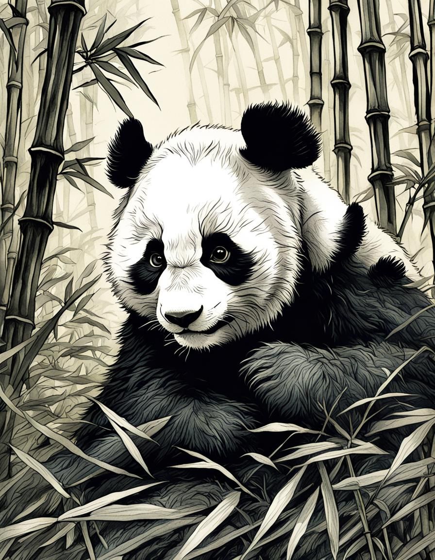 Panda - AI Generated Artwork - NightCafe Creator