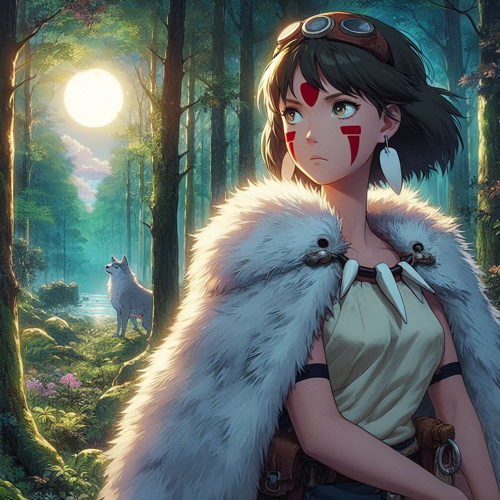 Princess Mononoke - AI Generated Artwork - NightCafe Creator