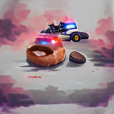 Bad cop no donut. - AI Generated Artwork - NightCafe Creator