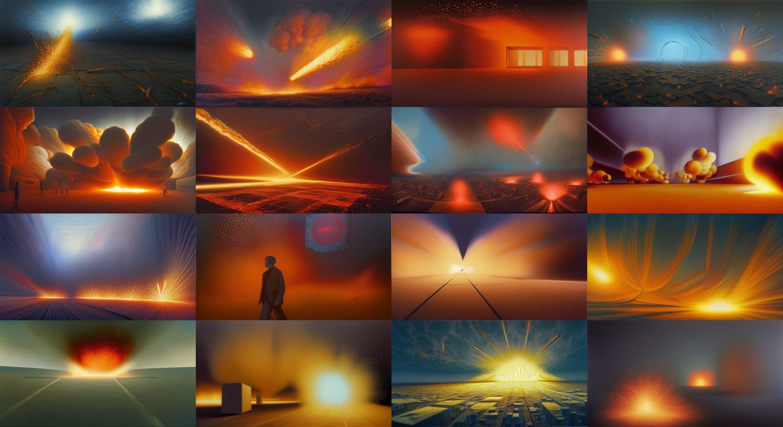 Explosion Shadows - AI Generated Artwork - NightCafe Creator