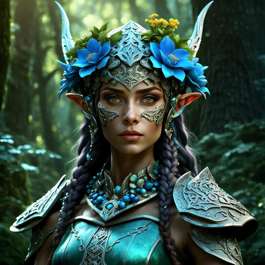 The elves dressed up for the spring festival IV