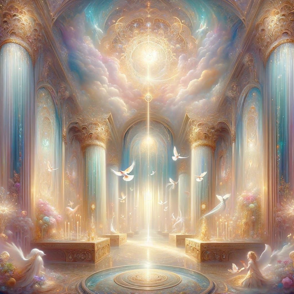 the inner sanctum within the heavenly realm of the Goddess of Peace ...