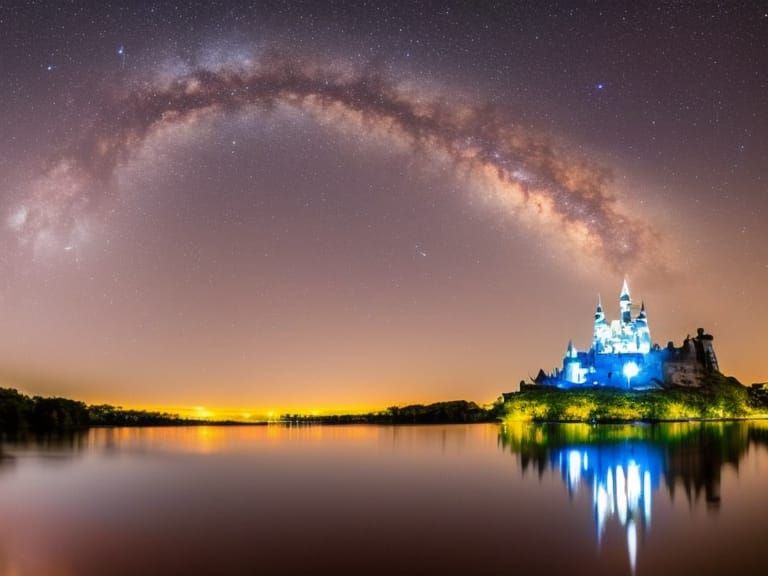 Night Sky Vista - AI Generated Artwork - NightCafe Creator