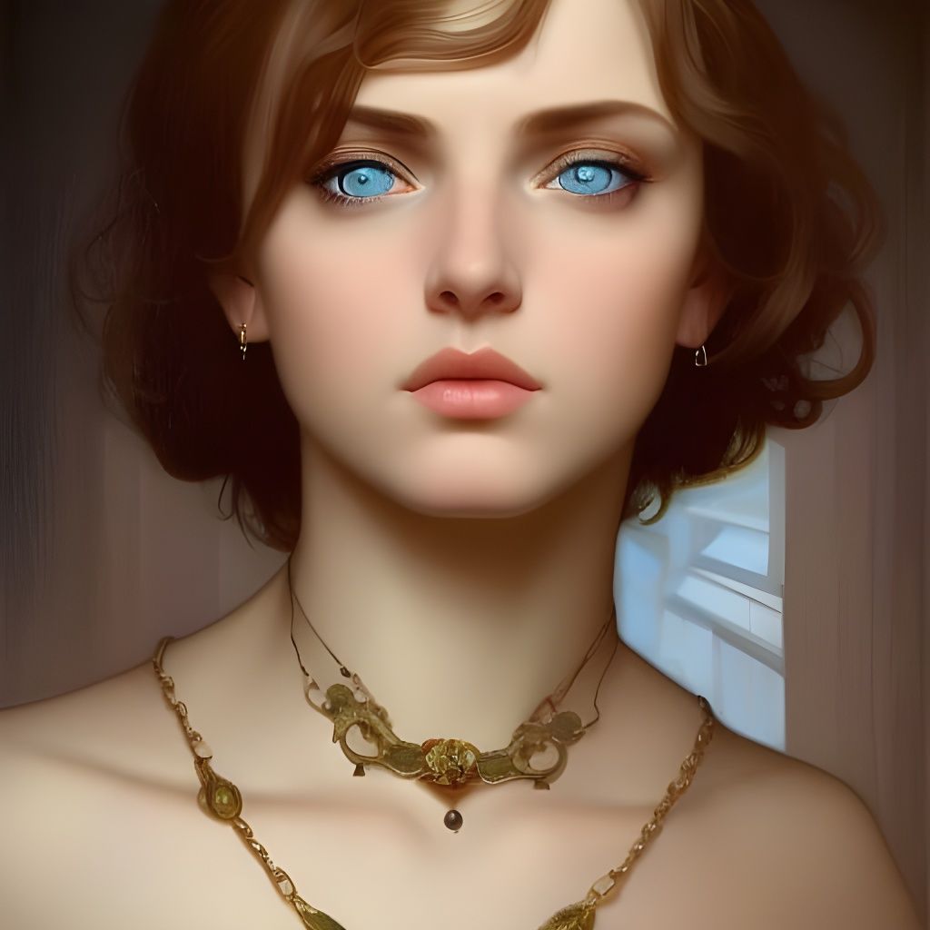 Female Portrait No.1 - AI Generated Artwork - NightCafe Creator