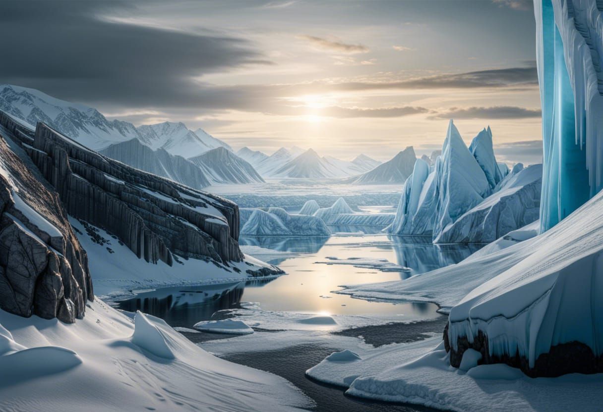 Arctic Landscape - AI Generated Artwork - NightCafe Creator