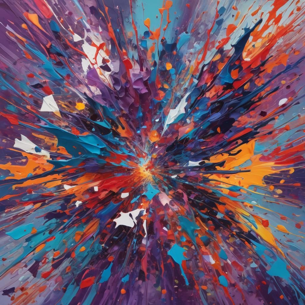 Radiant Burst - AI Generated Artwork - NightCafe Creator