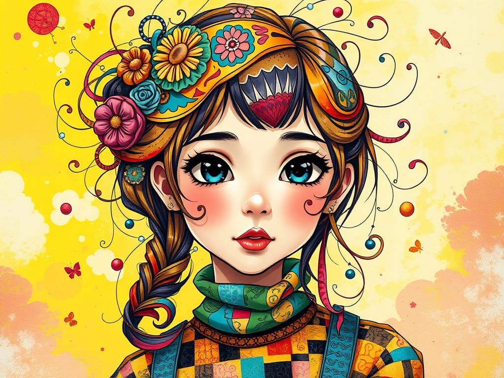 Patchwork portrait... - Patchwork portrait...