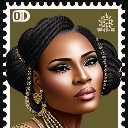 Postage Stamp top 20% 😁 - AI Generated Artwork - NightCafe Creator