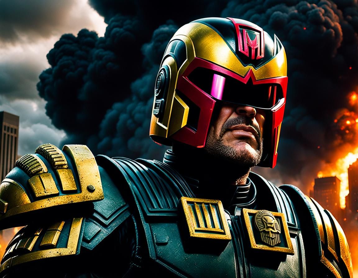 Judge Dredd - AI Generated Artwork - NightCafe Creator