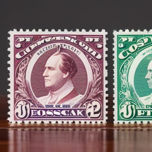 Postage stamp - AI Generated Artwork - NightCafe Creator