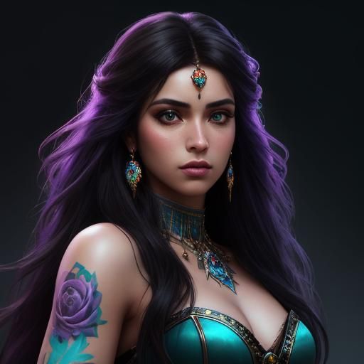 Heavy Metal Esme - AI Generated Artwork - NightCafe Creator