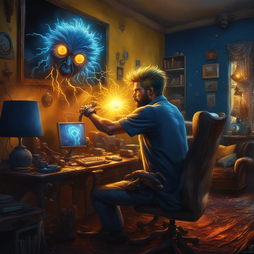 Computer Demons - AI Generated Artwork - NightCafe Creator