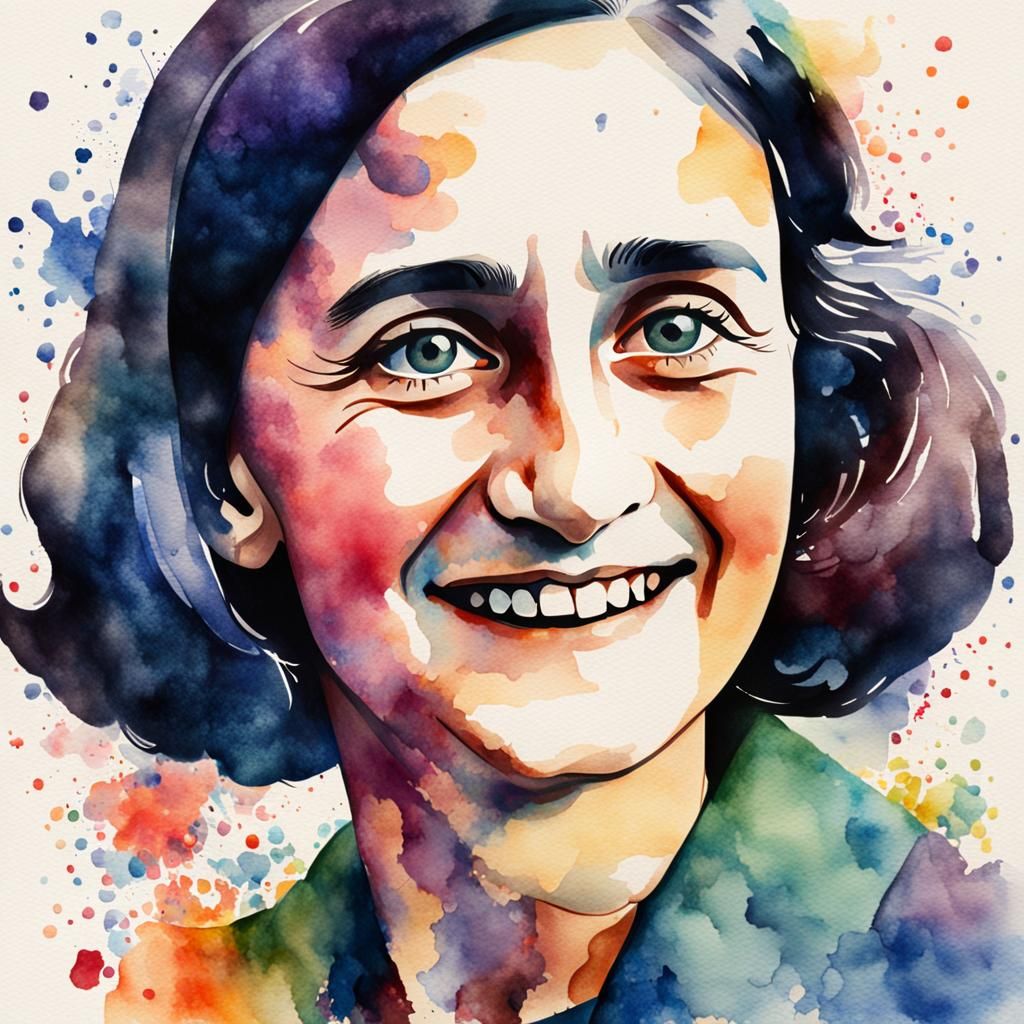 Anne Frank - AI Generated Artwork - NightCafe Creator