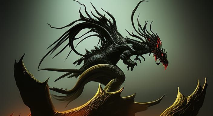 Edgenzaigronoff the Death Drake - AI Generated Artwork - NightCafe Creator