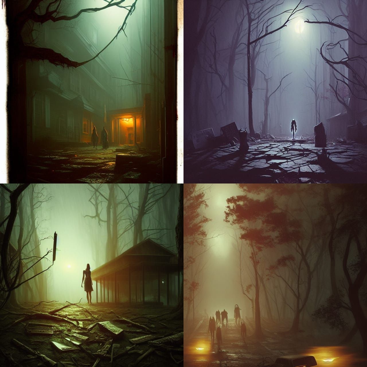 Evil Dead on Elm Street by Greg Rutkowski dynamic lighting intricately detailed retrofuturism ...