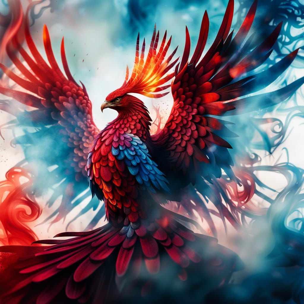 Raise of the Phoenix - AI Generated Artwork - NightCafe Creator