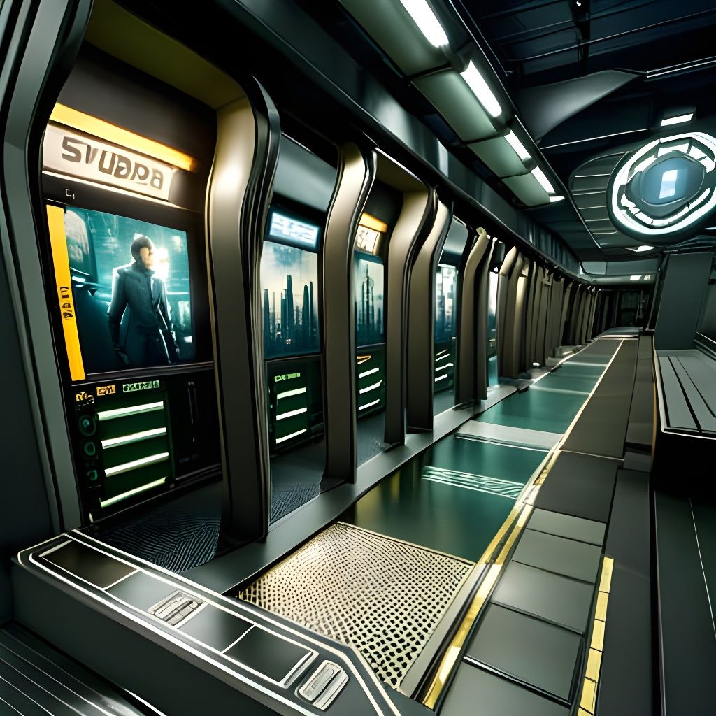 Deus-Ex Subway - AI Generated Artwork - NightCafe Creator