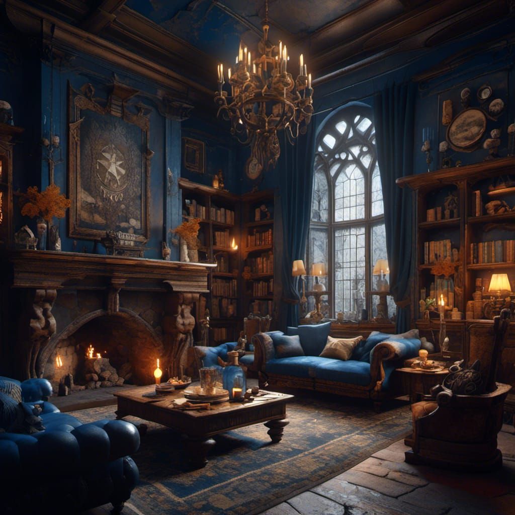 Ravenclaw common room (Harry Potter) - AI Generated Artwork - NightCafe ...