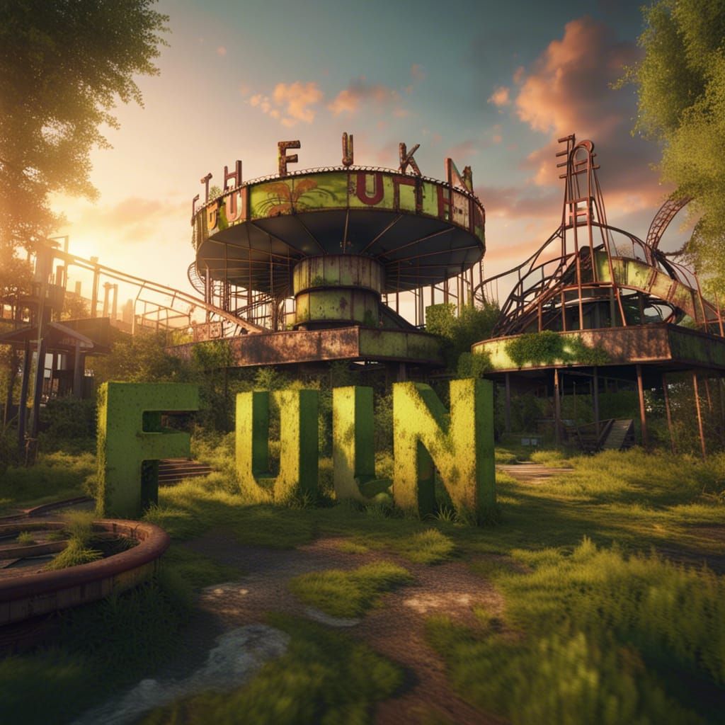 This Used to Be a Funhouse - AI Generated Artwork - NightCafe Creator