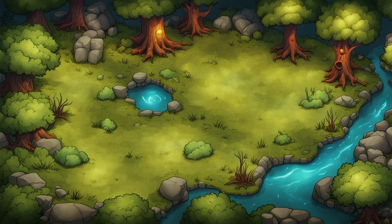 Tabletop Forest - AI Generated Artwork - NightCafe Creator