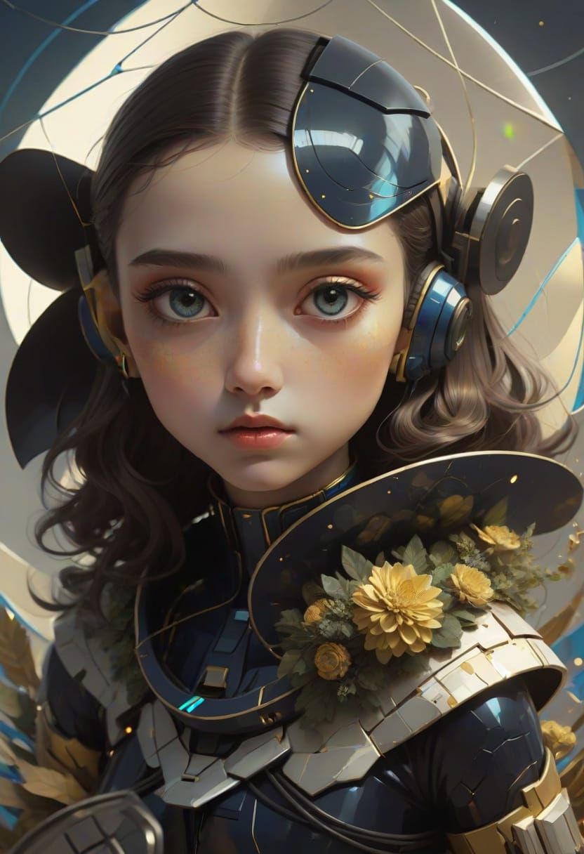 Futuristic God of Primordial Void in Mannerism Sty... - AI Art