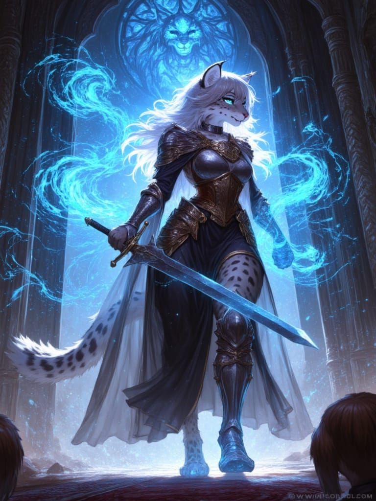 Knight Commander Snow - Ethereal Snow Leopard Commander in M...