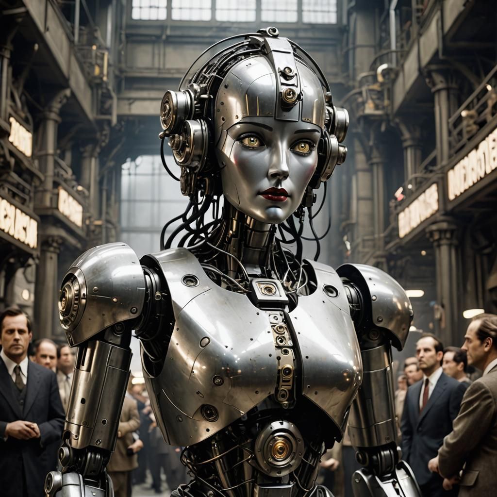 Metropolis' Maria robot - AI Generated Artwork - NightCafe Creator
