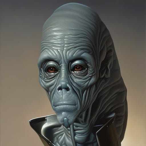 Roswell Grey Alien Dissection - AI Generated Artwork - NightCafe Creator