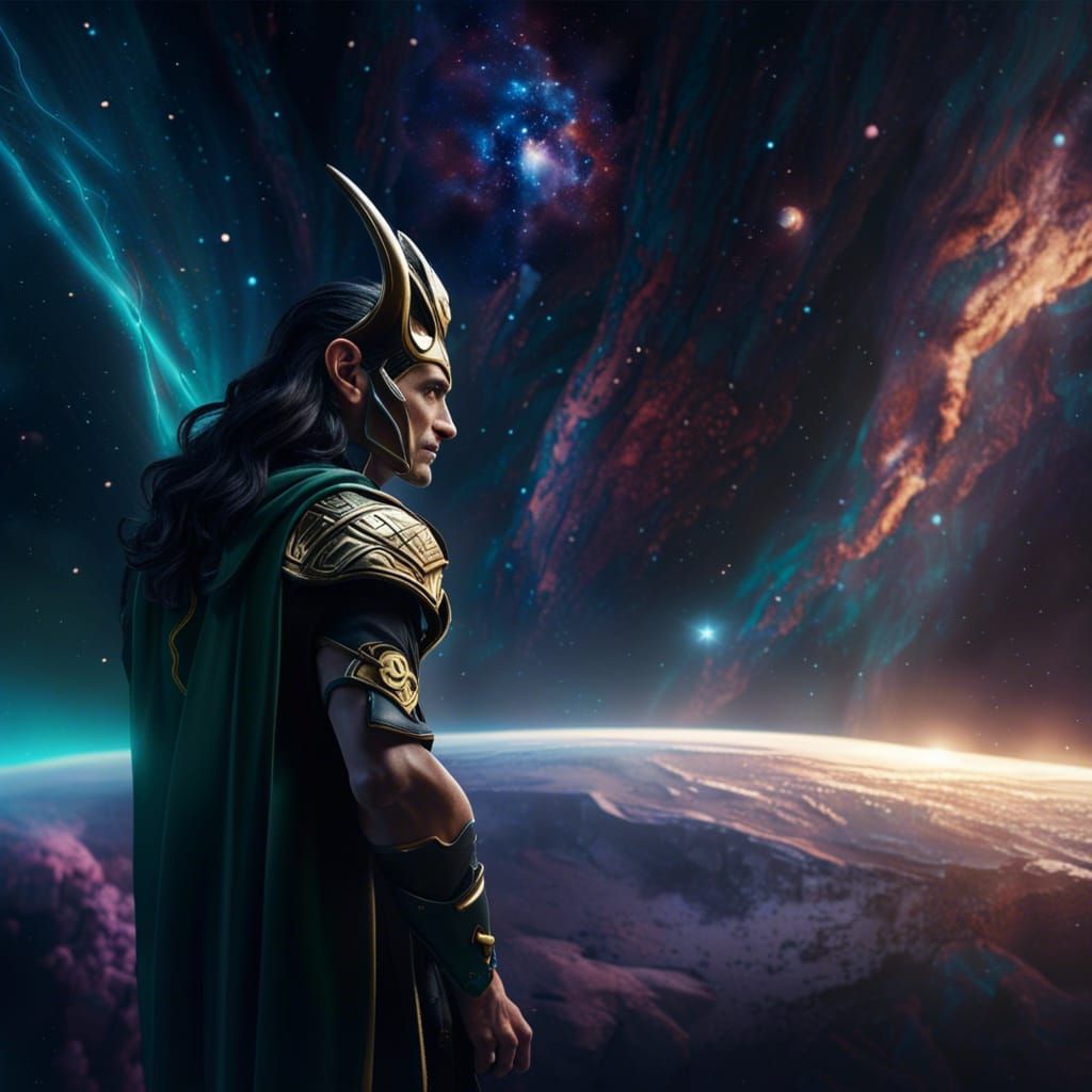 Loki guardian of the universe - AI Generated Artwork - NightCafe Creator