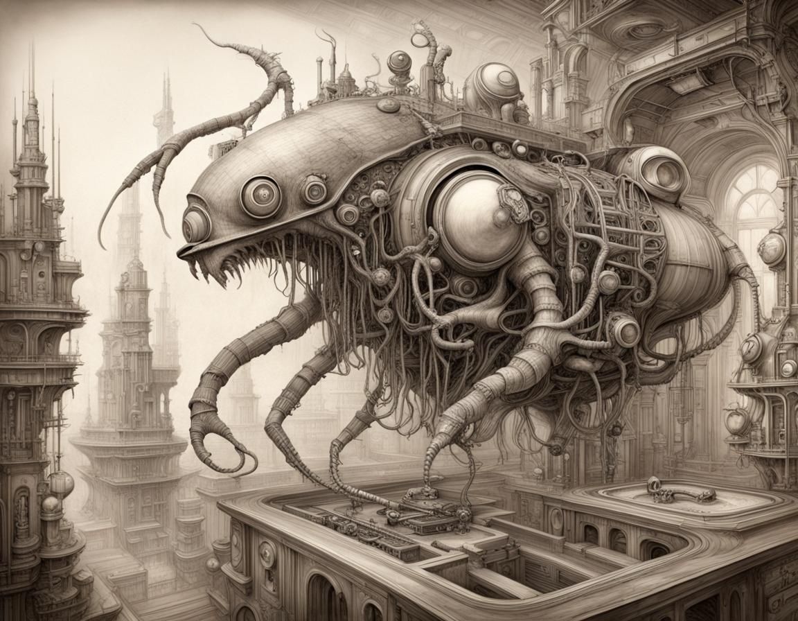 STEAMY CREEPO MONSTER ON THE PROWL - AI Generated Artwork - NightCafe ...