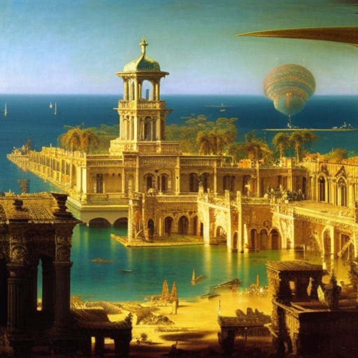 By the Sea - AI Generated Artwork - NightCafe Creator