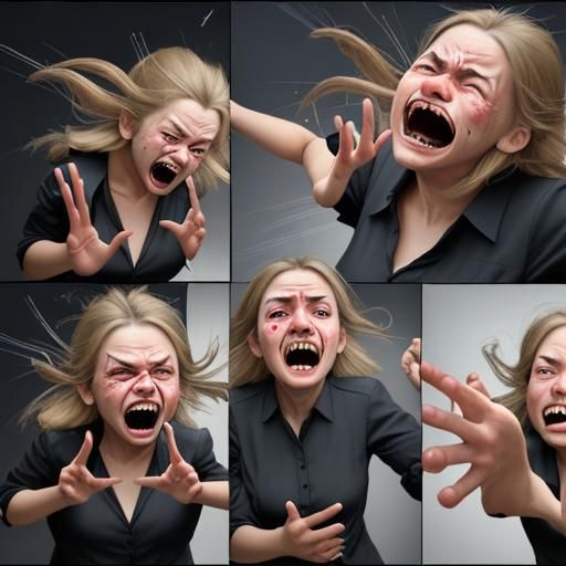 exaggerated reaction - AI Generated Artwork - NightCafe Creator