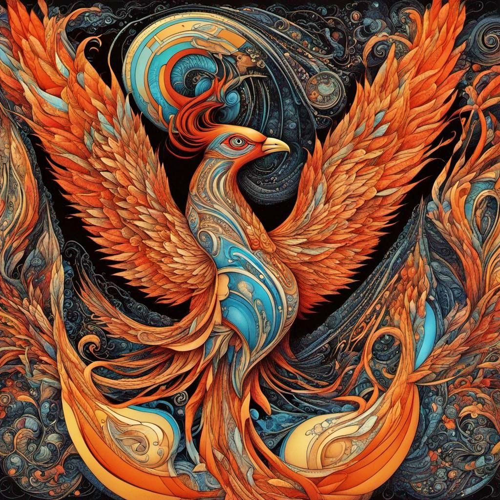Phoenix - AI Generated Artwork - NightCafe Creator