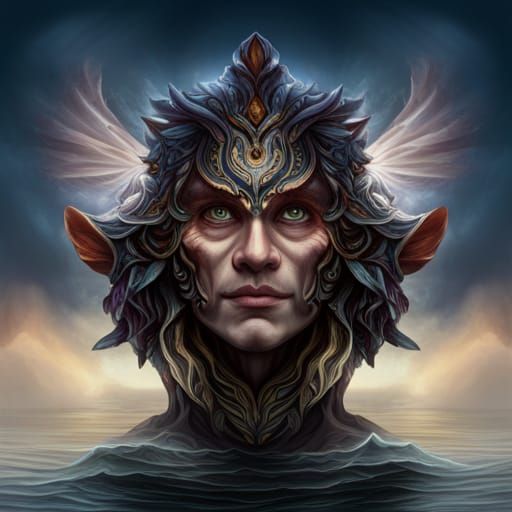 Divine Oceanic Entity - AI Generated Artwork - NightCafe Creator