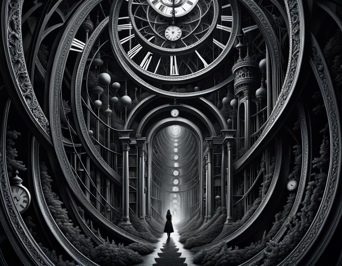 Infinite time - AI Generated Artwork - NightCafe Creator