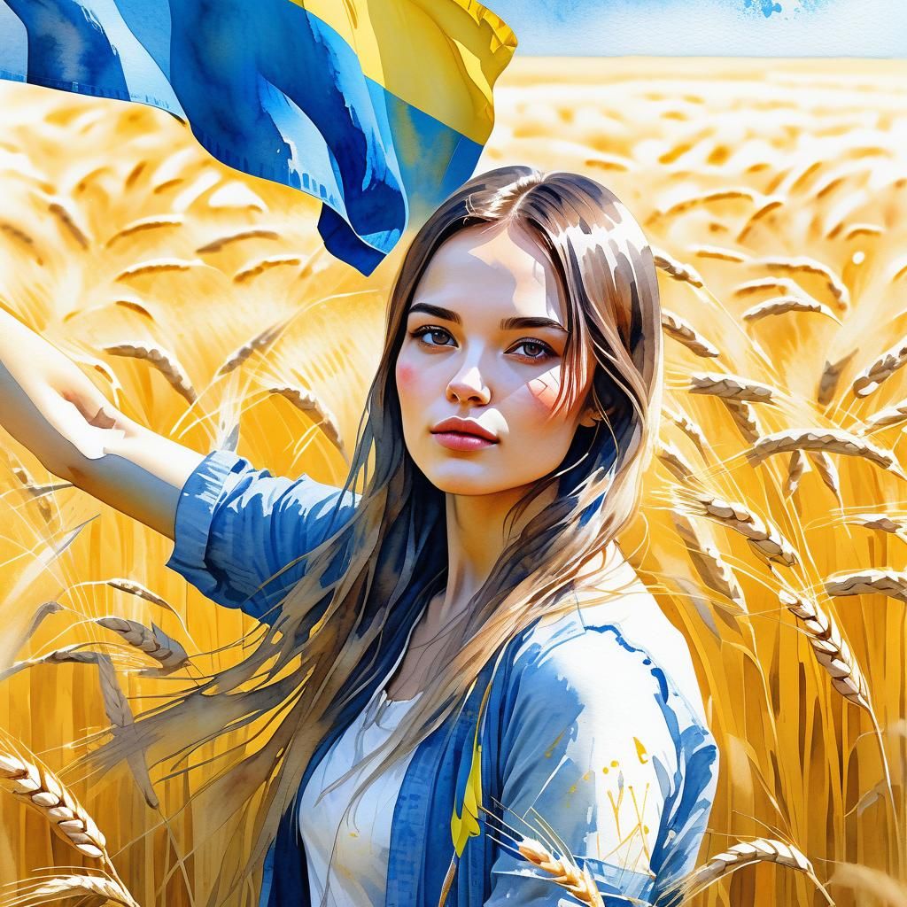 Stand with Ukraine - AI Generated Artwork - NightCafe Creator
