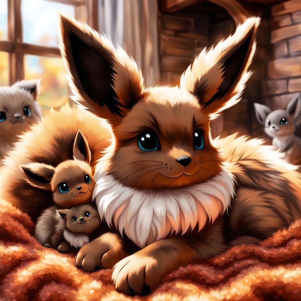 Eevee House - AI Generated Artwork - NightCafe Creator